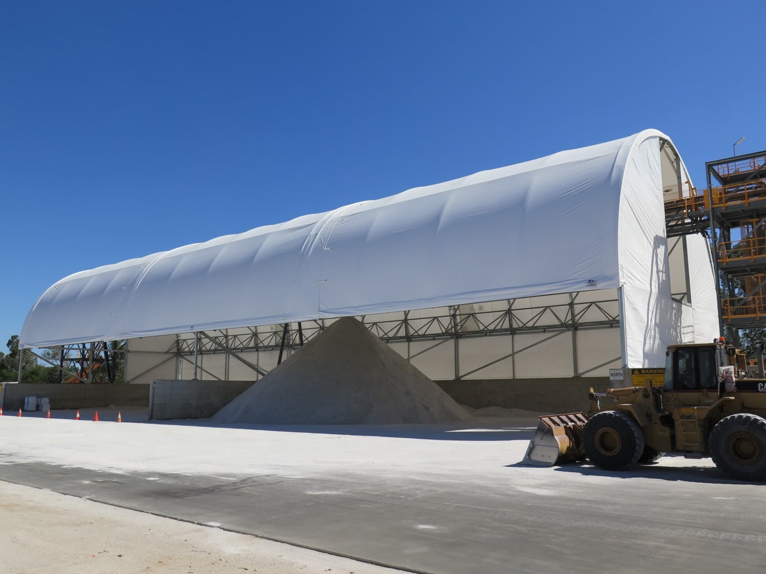 Post Mounted Dome Buildings - for permanent or short term shelter.